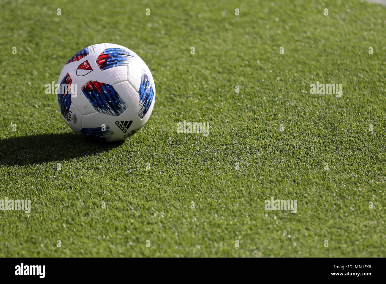 Los Angeles, CA, USA. 13th May, 2018. MLS Ball during second half of ...