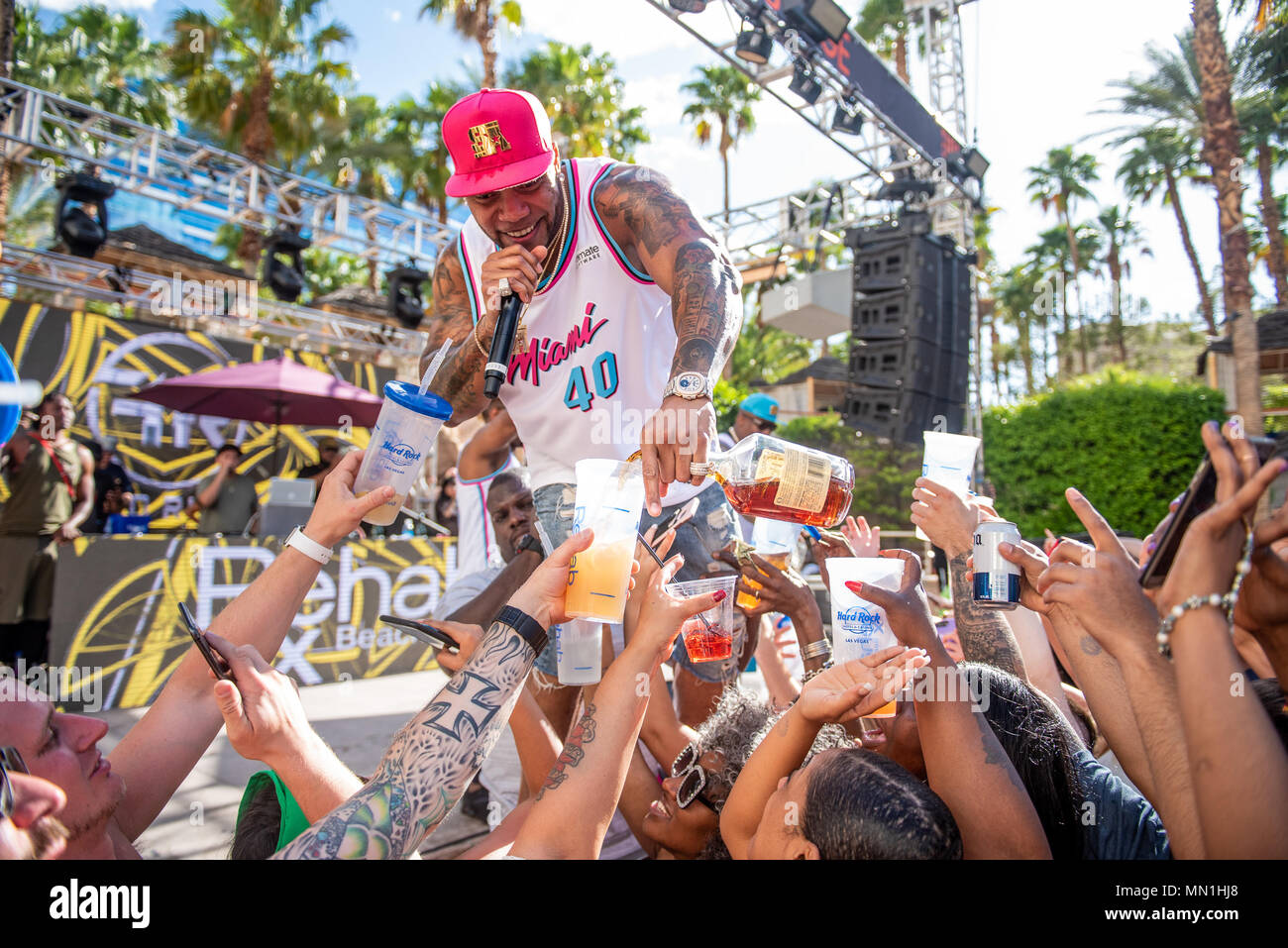 Las Vegas, NV, USA. 13th May, 2018. ***HOUSE COVERAGE*** Flo Rida ...