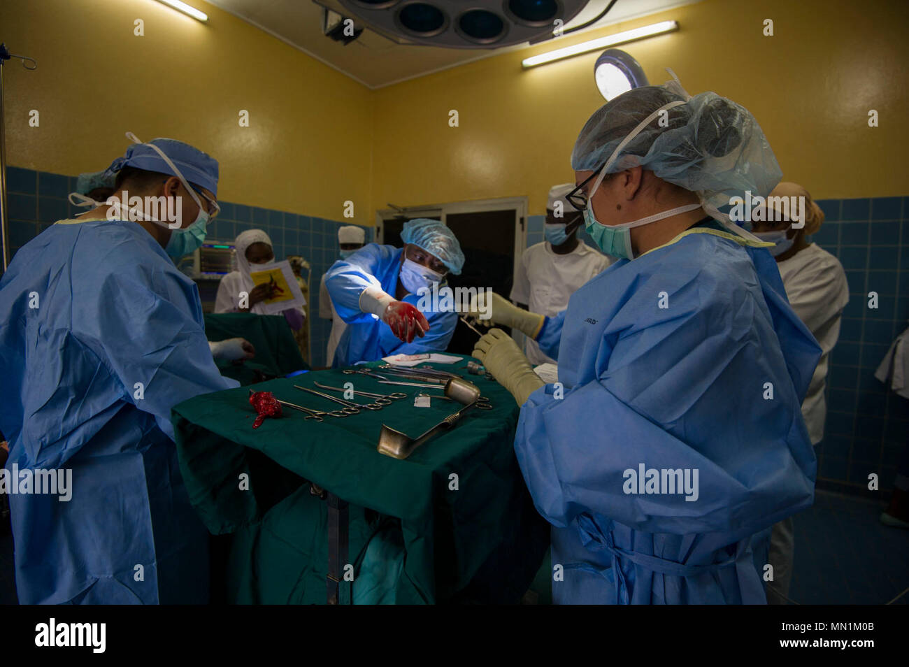 Photo of surgical instrument technician hi-res stock photography and ...