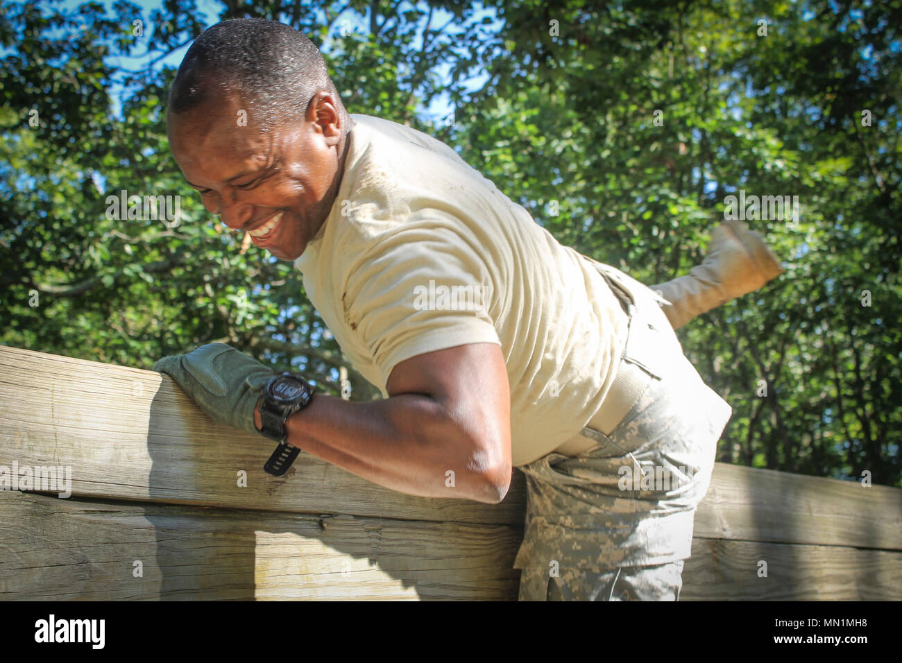 Army Reserve Soldier Capt. Troy Johnson, facilities engineer, 335th ...