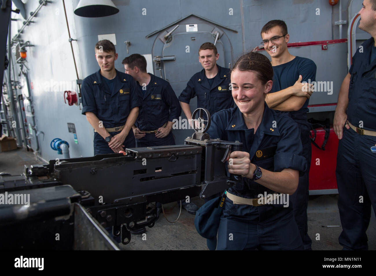 170804-N-VR594-0013 ARABIAN GULF (Aug. 4, 2017) Midshipman Emilee ...
