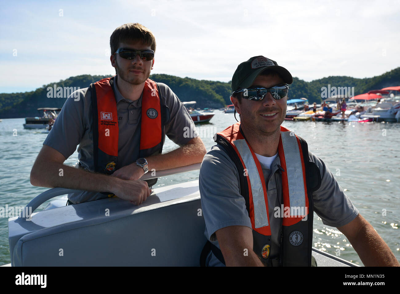(Left to right) Cody Hensley and Tyler Matthews both Park Rangers with ...