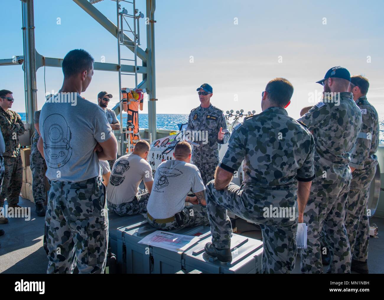 170808-N-UX013-117 CORAL SEA (Aug. 8, 2017) The Royal Australian Navy ...
