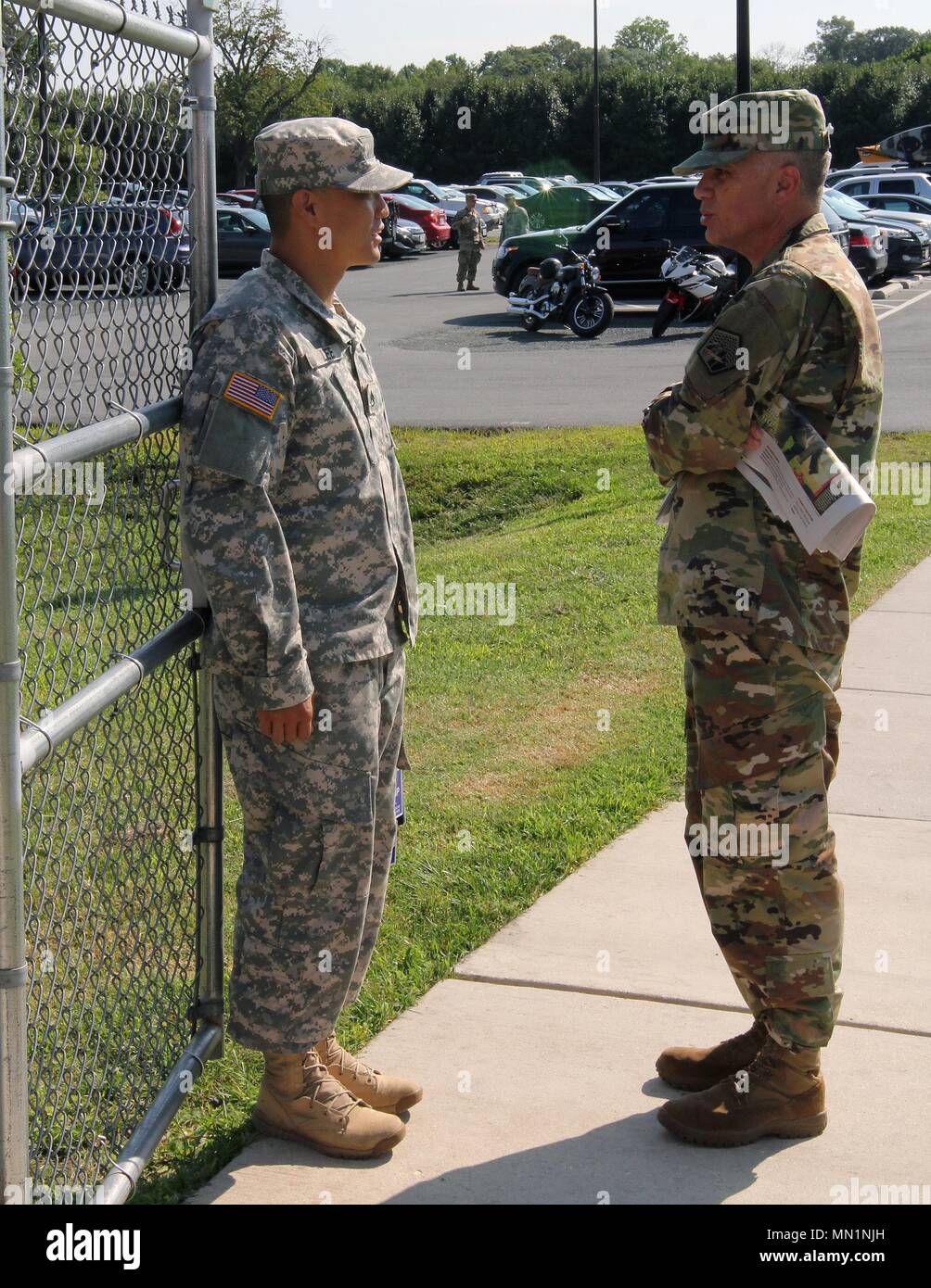 FORT GEORGE G. MEADE, Maryland – Staff Sgt. Yong Lee (left ...