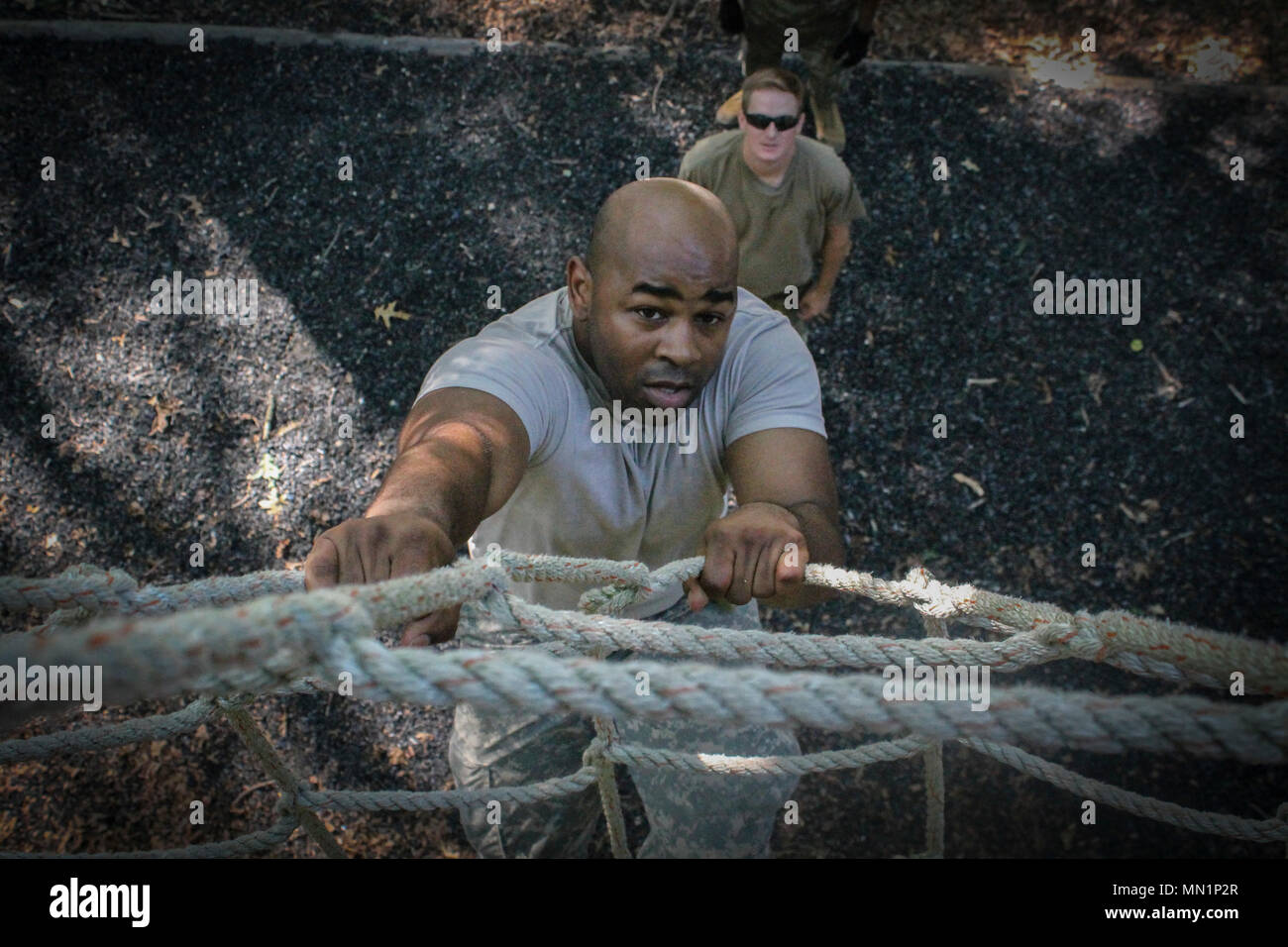Army Reserve Soldier 1st Lt. Robert Summers, operations officer, 335th ...