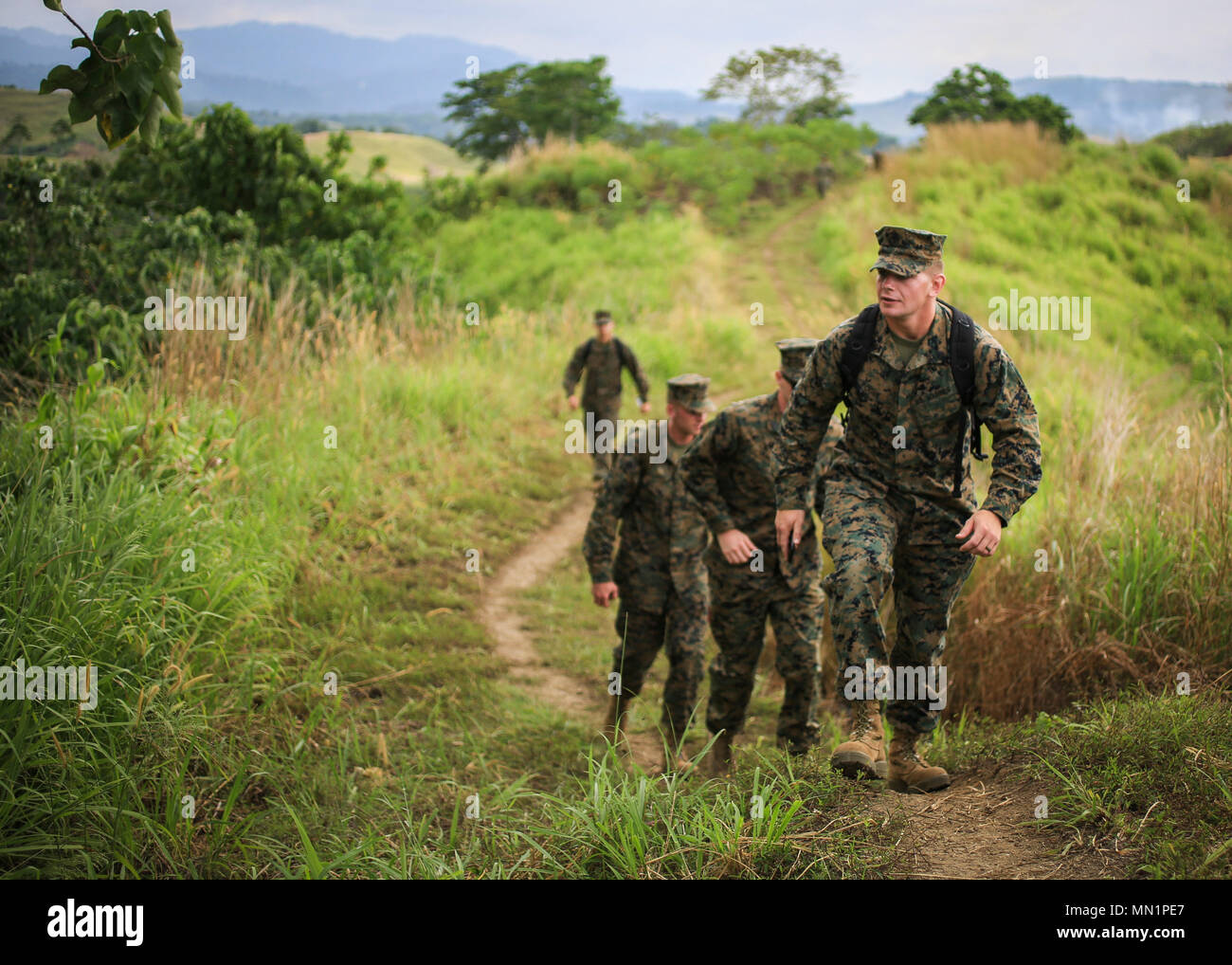 U.S. Marine Corps Sgt. Jeremy Pogue, a rifleman with 1st Battalion, 1st ...