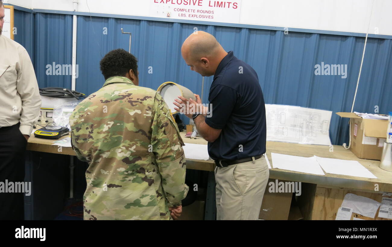 Travis Moore shows Letterkenny Munitions Center’s Advanced Anti ...