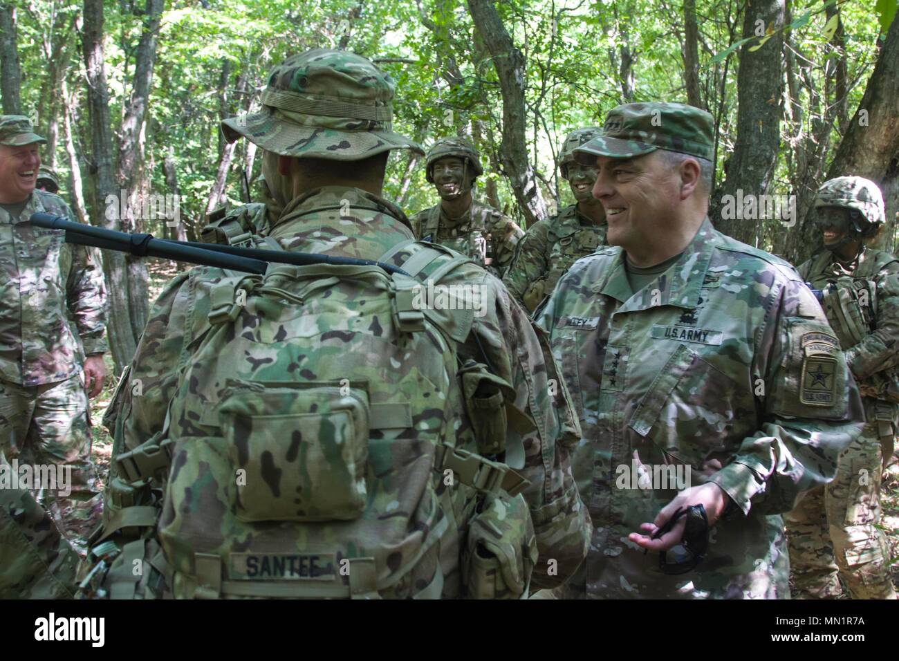 Gen. Mark A. Milley, Chief of Staff of the U.S. Army, visits Soldiers ...
