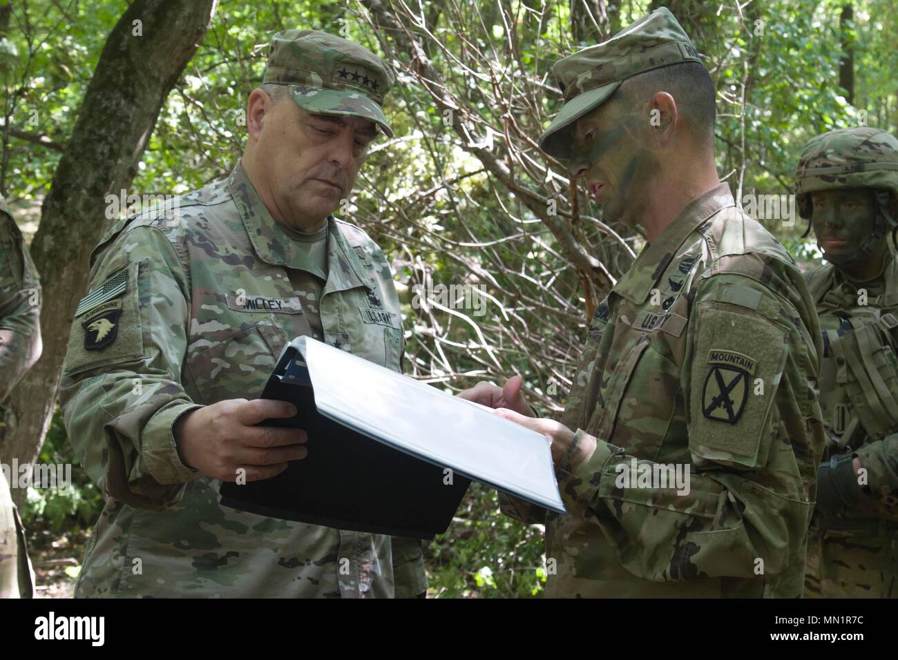 Lt. Col. Joshua Ruisanchez, 2-10 Assault Helicopter Battalion commander ...