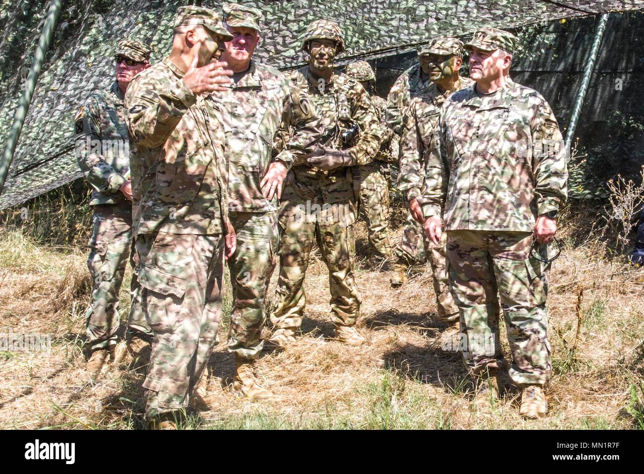 Col. Clair A. Gill, 10th Combat Aviation Brigade commander, discusses ...