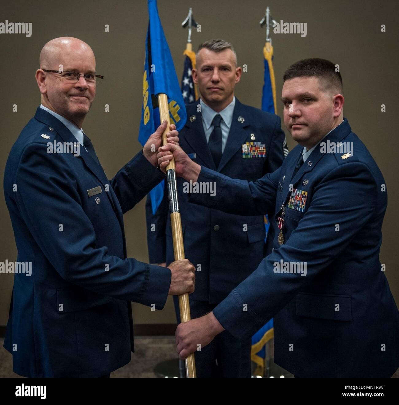 Lt. Col. Wayne Johnson, deputy commander for the 932nd Mission Support ...