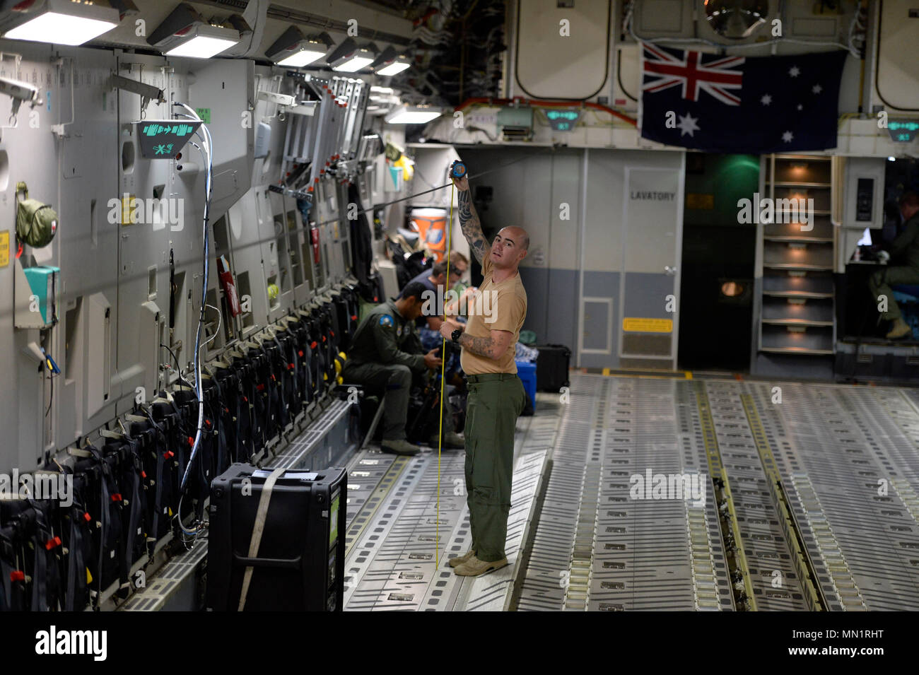 Royal Australian Air Force Sgt.. Cameron Espley, loadmaster with the ...