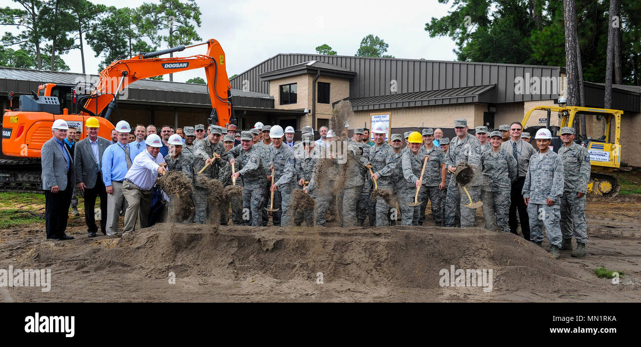 The 39th Information Operations Squadron held a groundbreaking ceremony ...