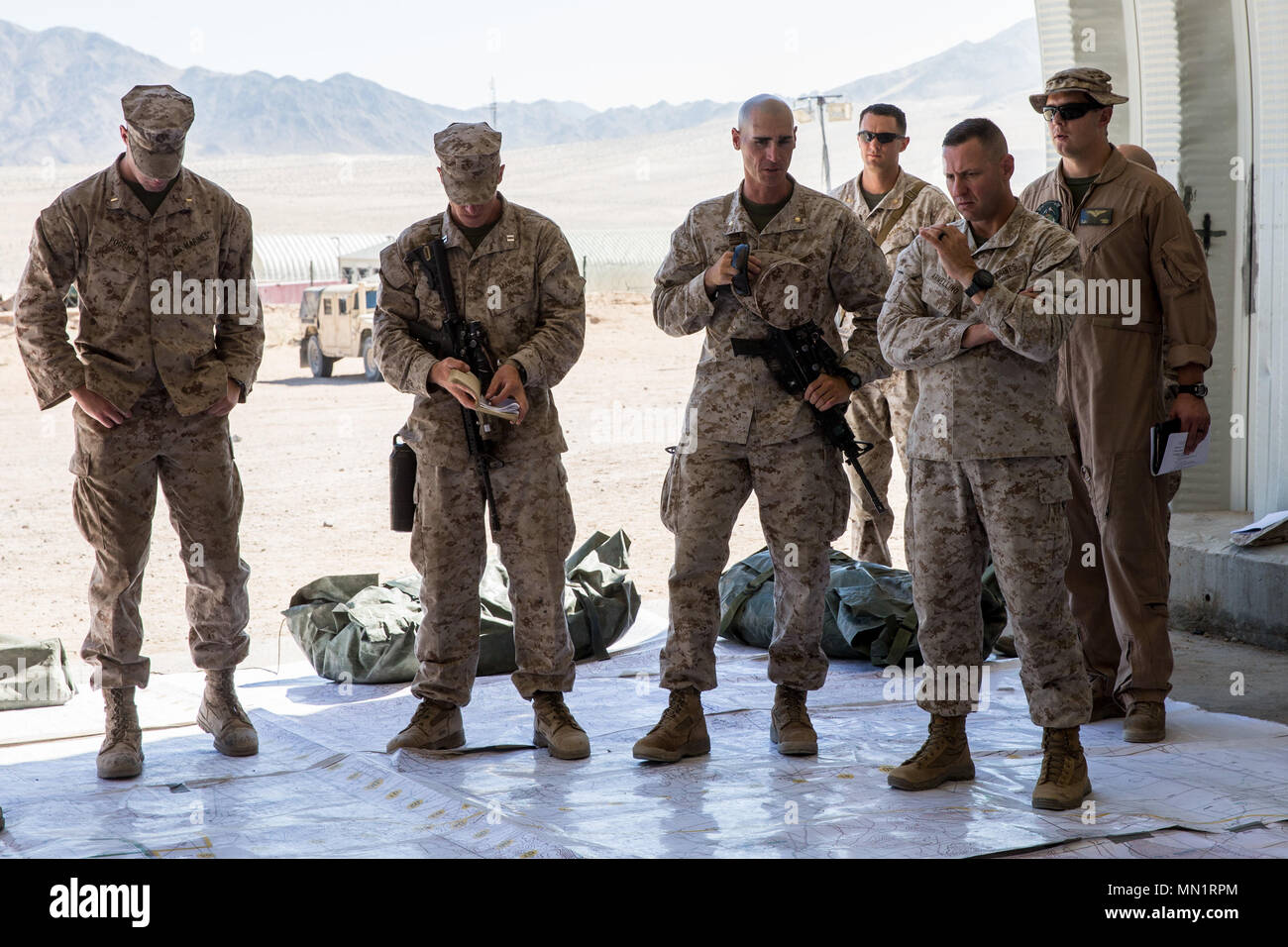 U.S. Marine Corps Col. John Armellino, commanding officer of Marine Air ...