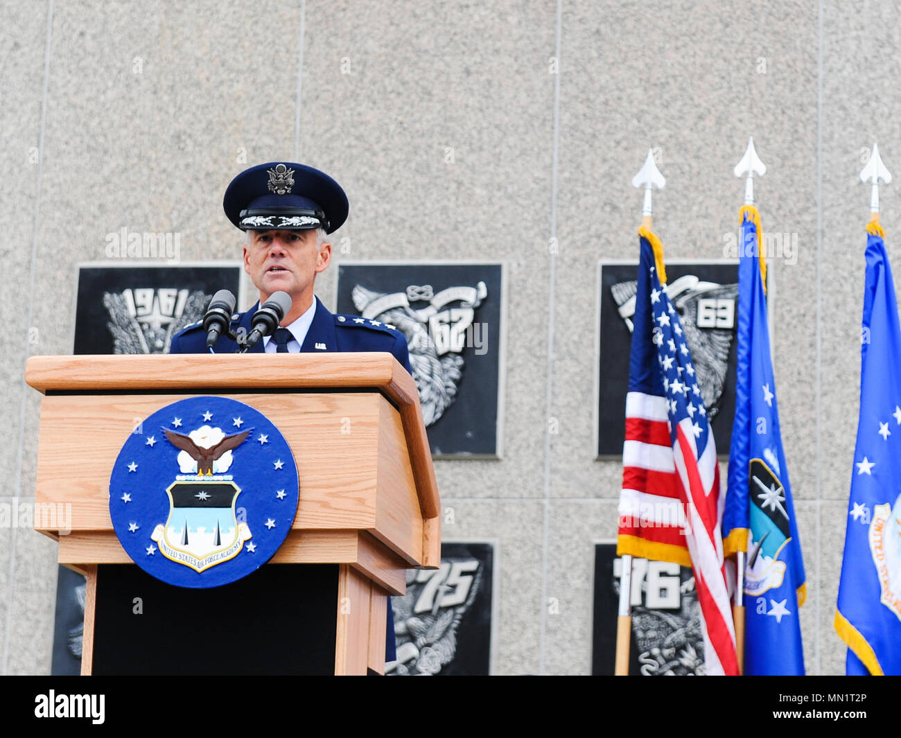 Lt. Gen. Jay Silveria addresses the Air Force Academy as its new ...