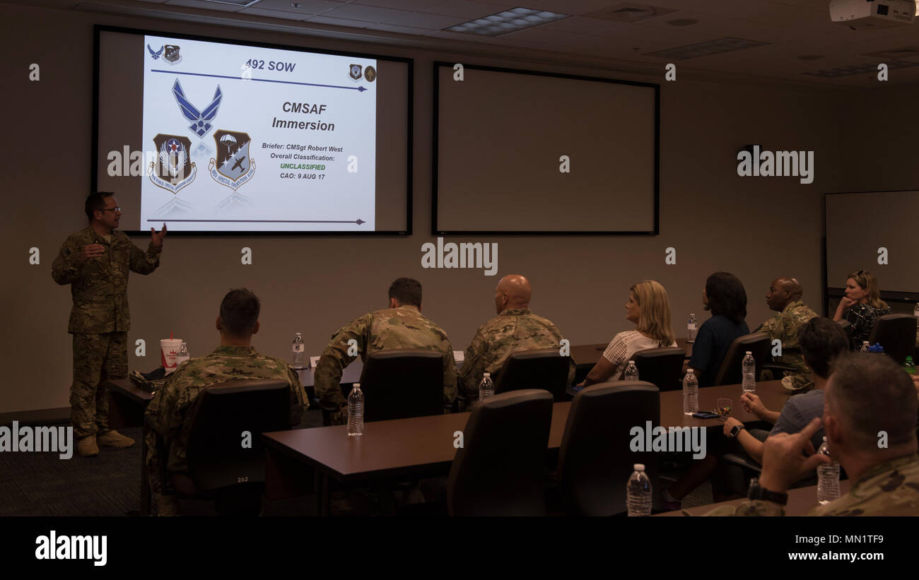 492nd Special Operations Wing leaders give Chief Master Sergeant of the ...