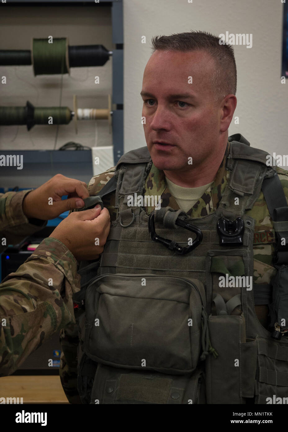 Aircrew flight equipment specialists with the 8th Special Operations ...