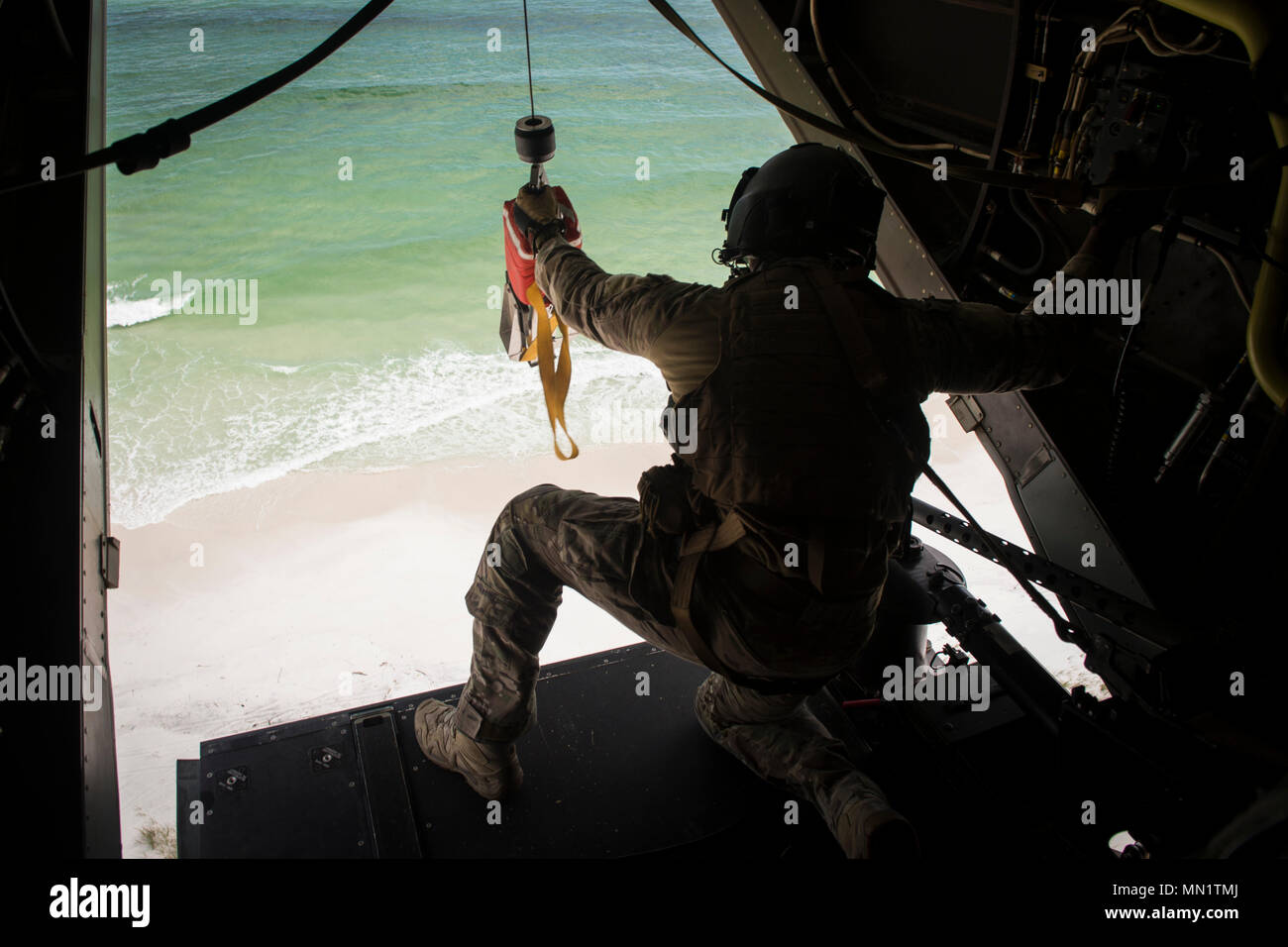 Aircrew with the 8th Special Operations Squadron conduct a training ...