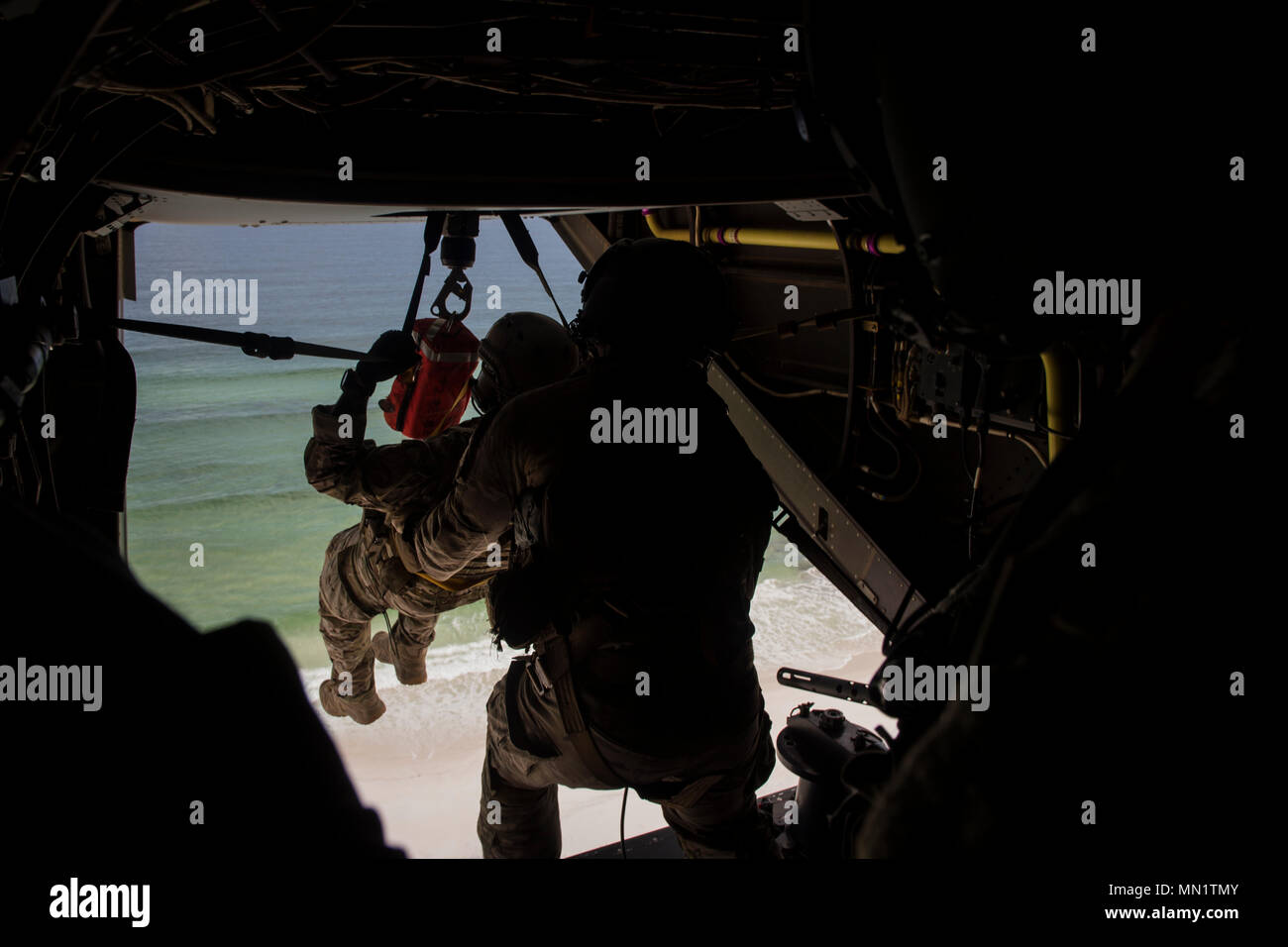 Aircrew with the 8th Special Operations Squadron conduct a training ...