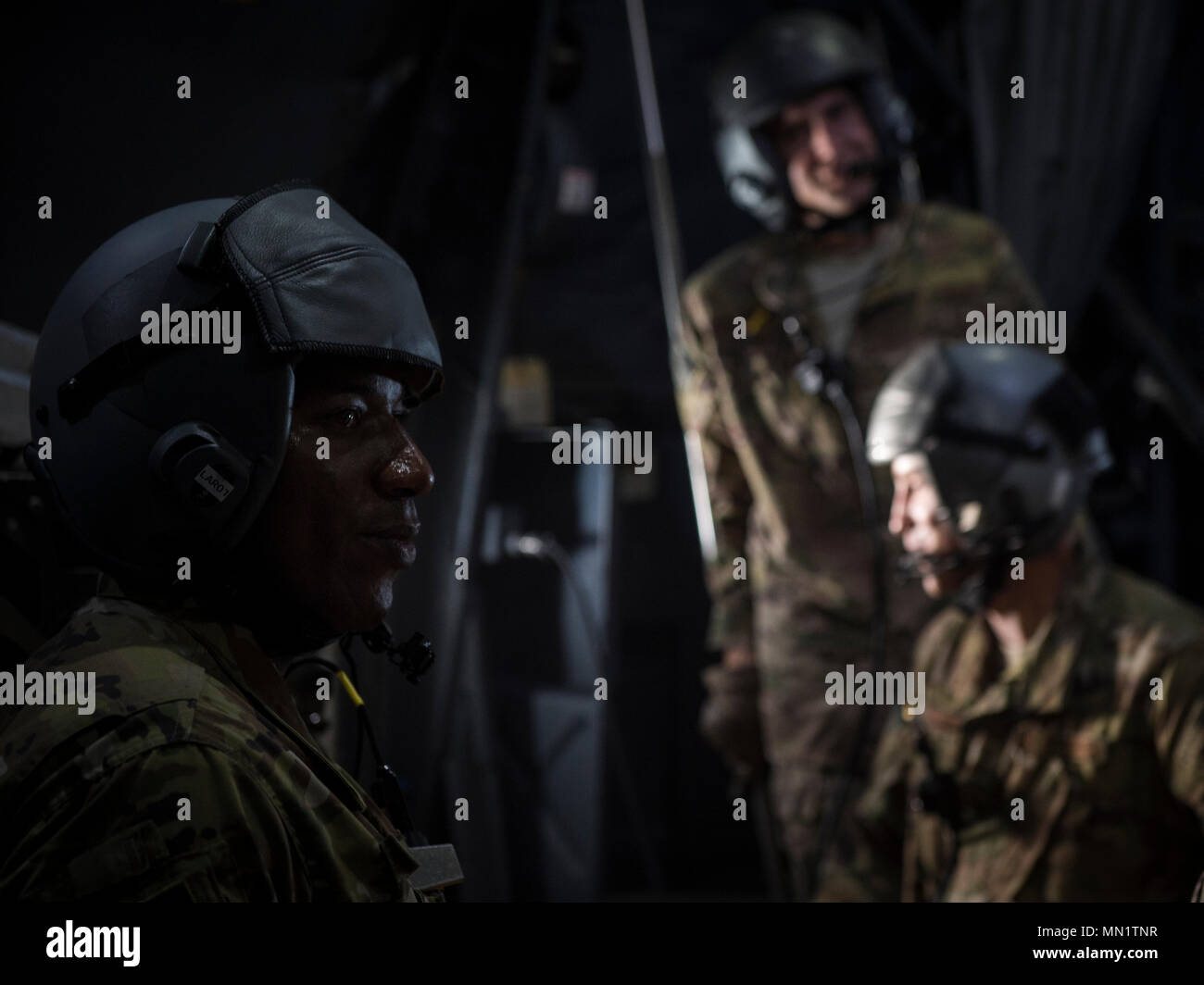 Chief Master Sergeant of the Air Force Kaleth O. Wright flies in a 4th ...