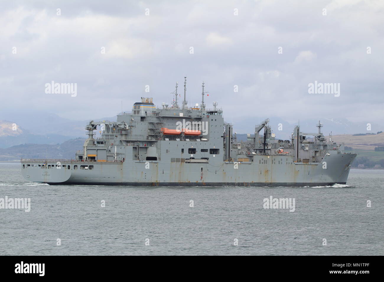USNS William McLean (T-AKE-12), a Lewis and Clark-class dry cargo ...
