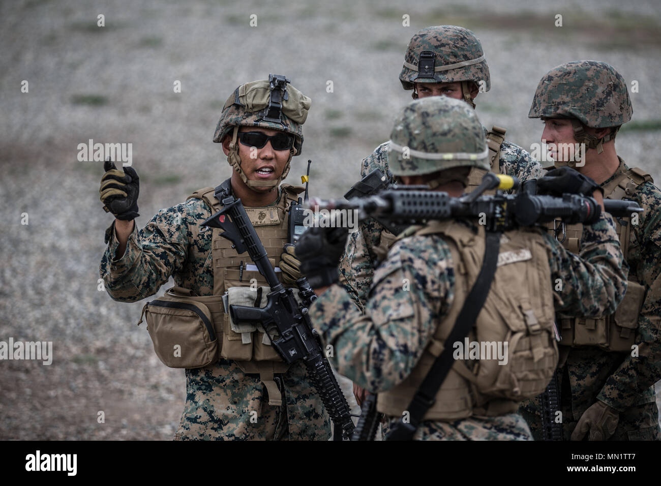 BRIDGEPORT, Calif. - U.S. Marine 2nd Lt. Karl Watje, a logistics ...