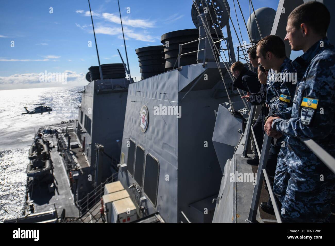 170810-N-FP878-715 ATLANTIC OCEAN (Aug. 10, 2017) American and ...