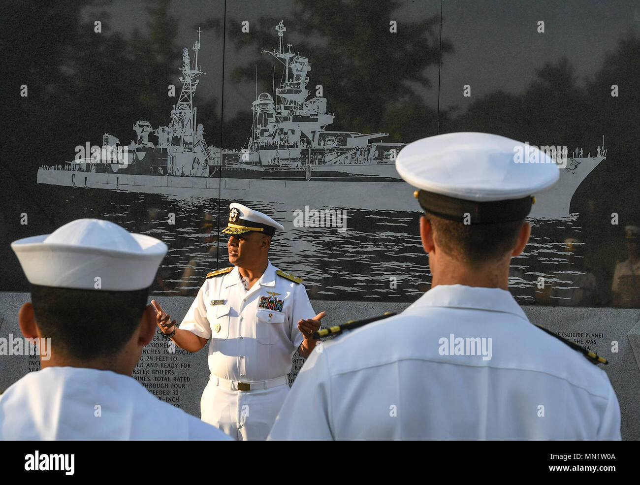 170809-N-UK306-26 INDIANAPOLIS (August 9, 2017) Rear Adm. Gary Mayes ...