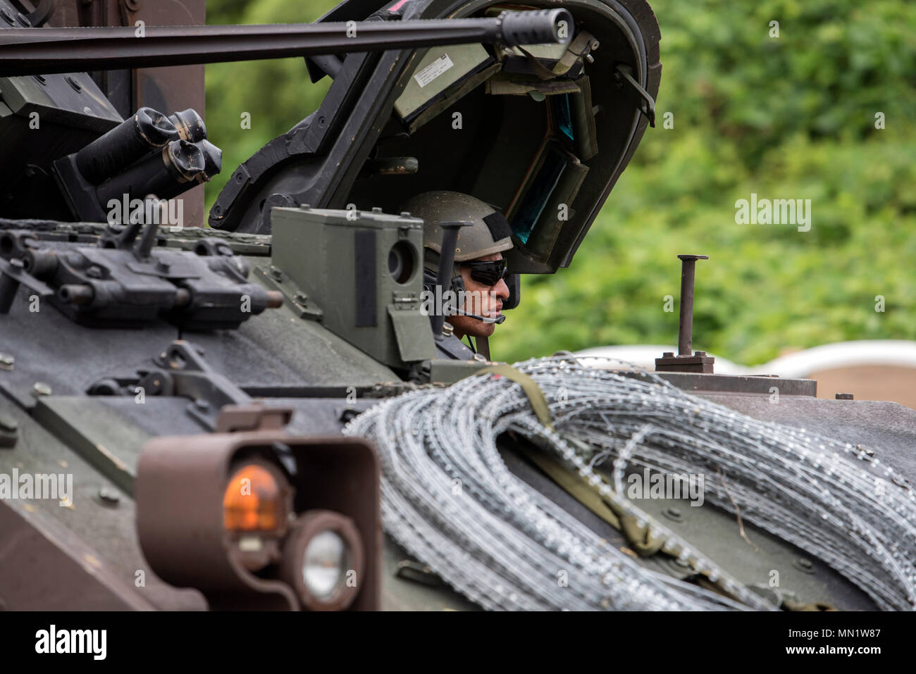 RODRIGUEZ LIVE FIRE COMPLEX, Republic of Korea: A Soldier from Alpha ...