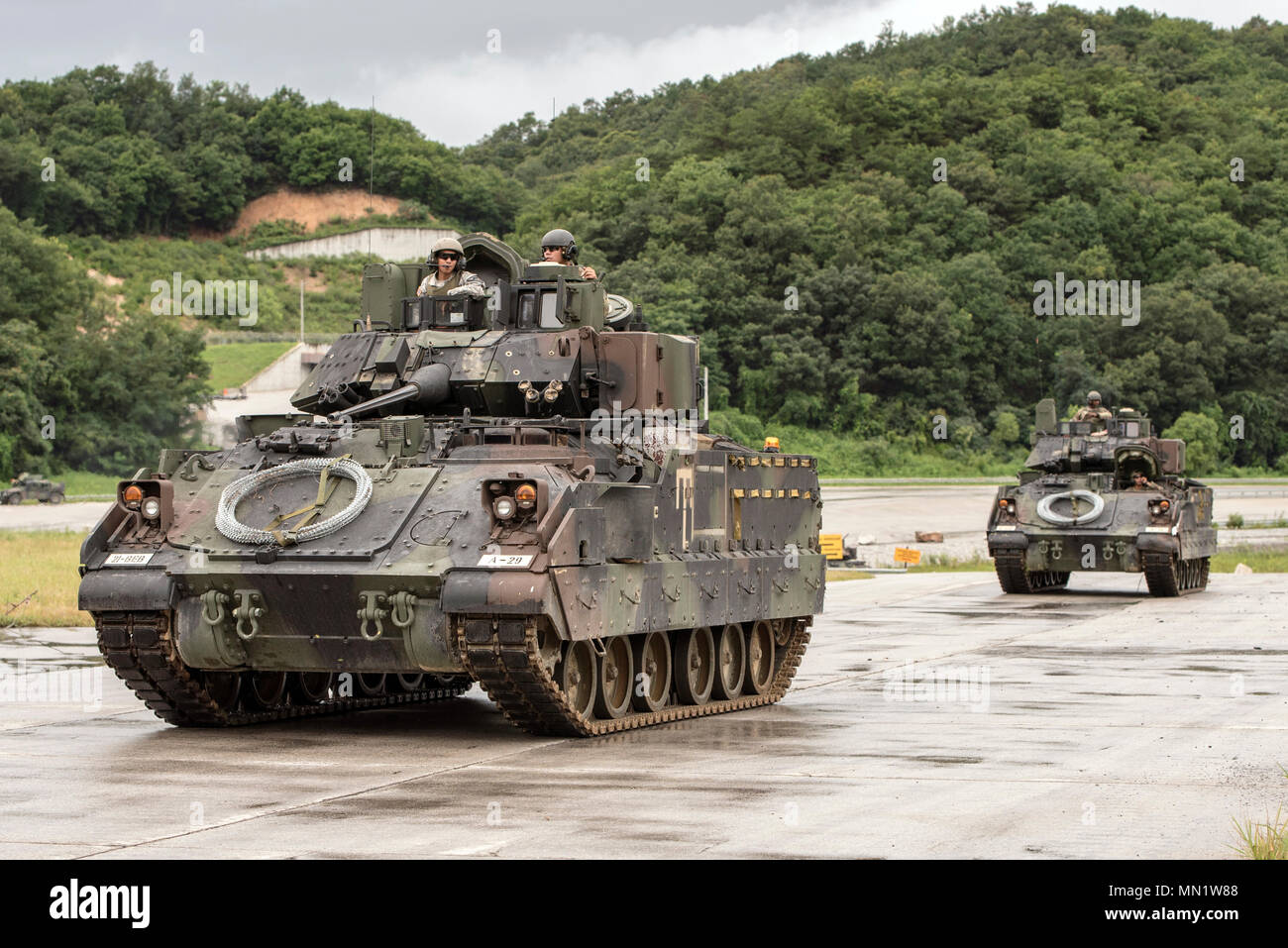 RODRIGUEZ LIVE FIRE COMPLEX, Republic of Korea: Bradley Fighting ...
