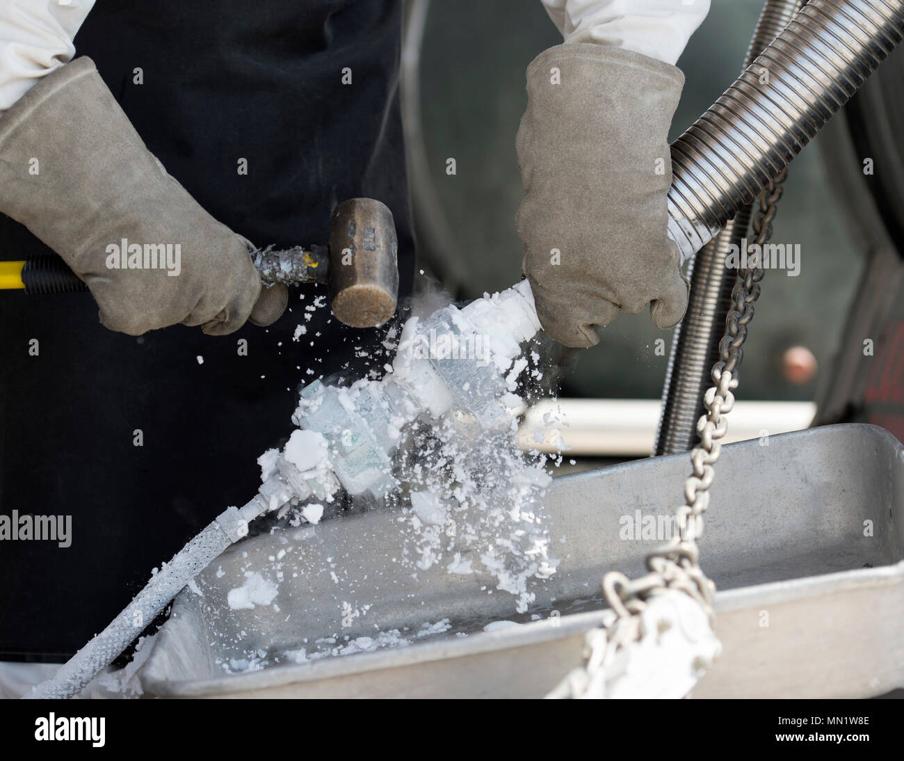U.S. Air Force Senior Airman Samuel Fallot, a cryogenics journeyman ...