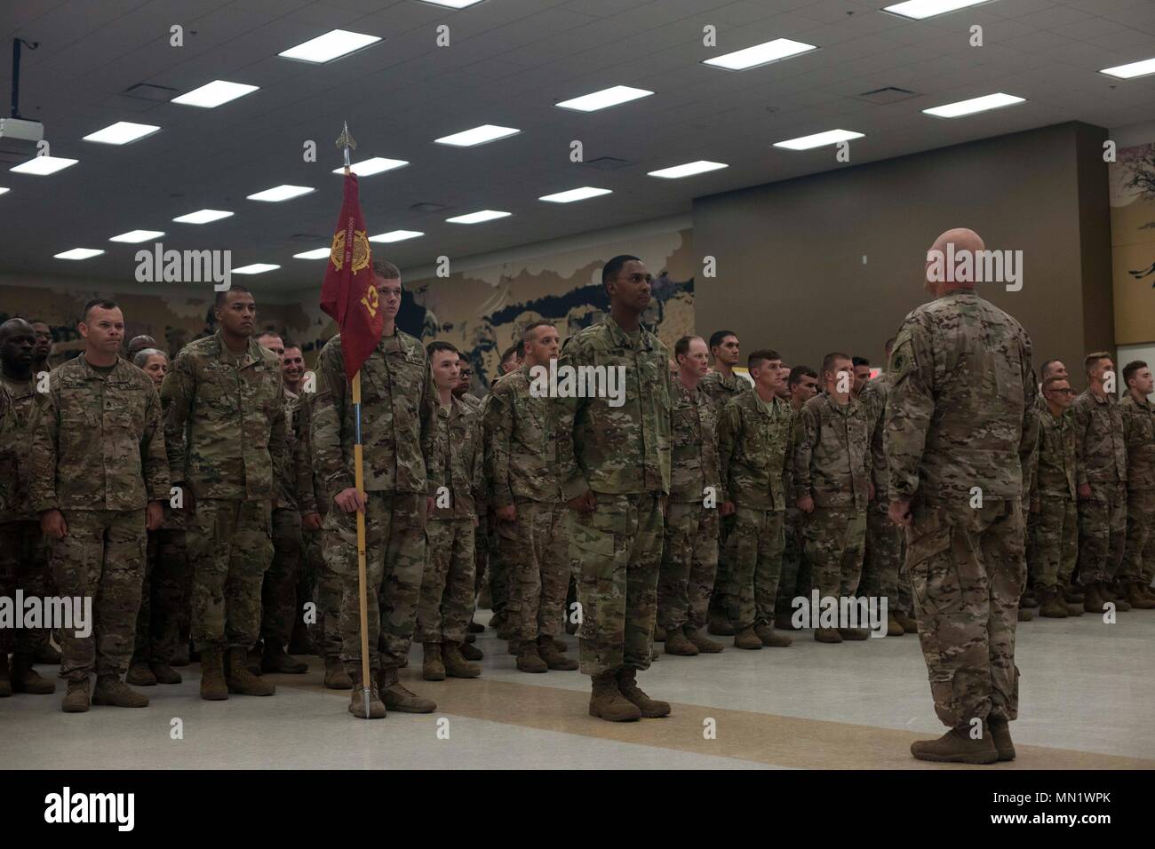 Oklahoma Army National Guard Soldiers of the 1345 Transportation ...