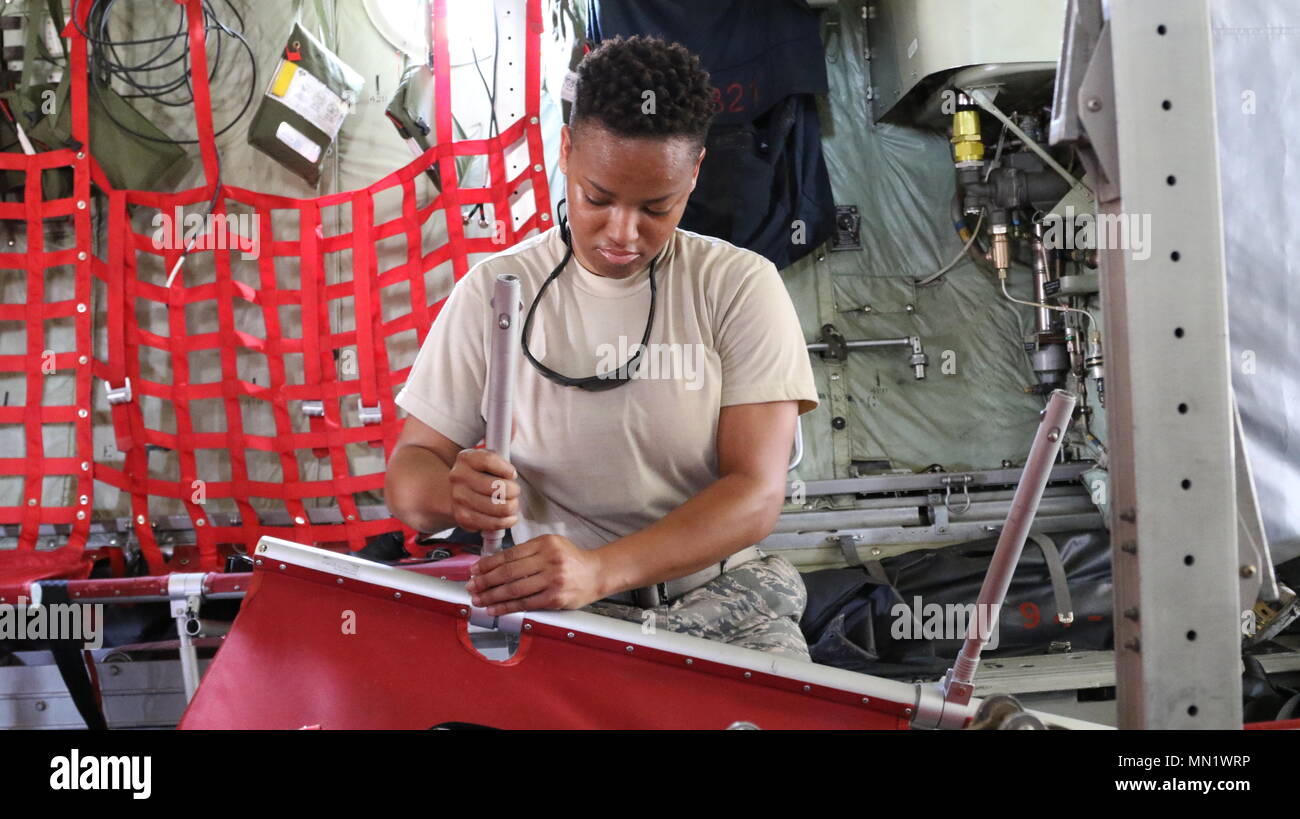U.S. Air National Guard Technical Sergeant Yvonne Washington, an ...