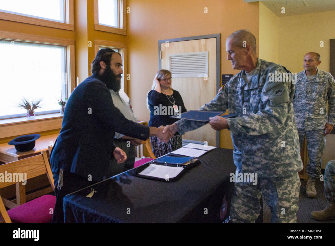 U.S. Army Brig. Gen. Michael Heston, deputy adjutant general, Vermont ...