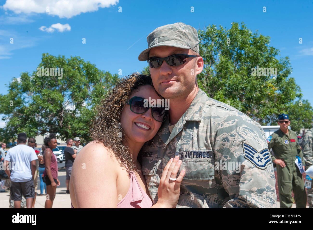 U.S. Air Force Airmen assigned to the 140th Wing, Colorado Air National ...