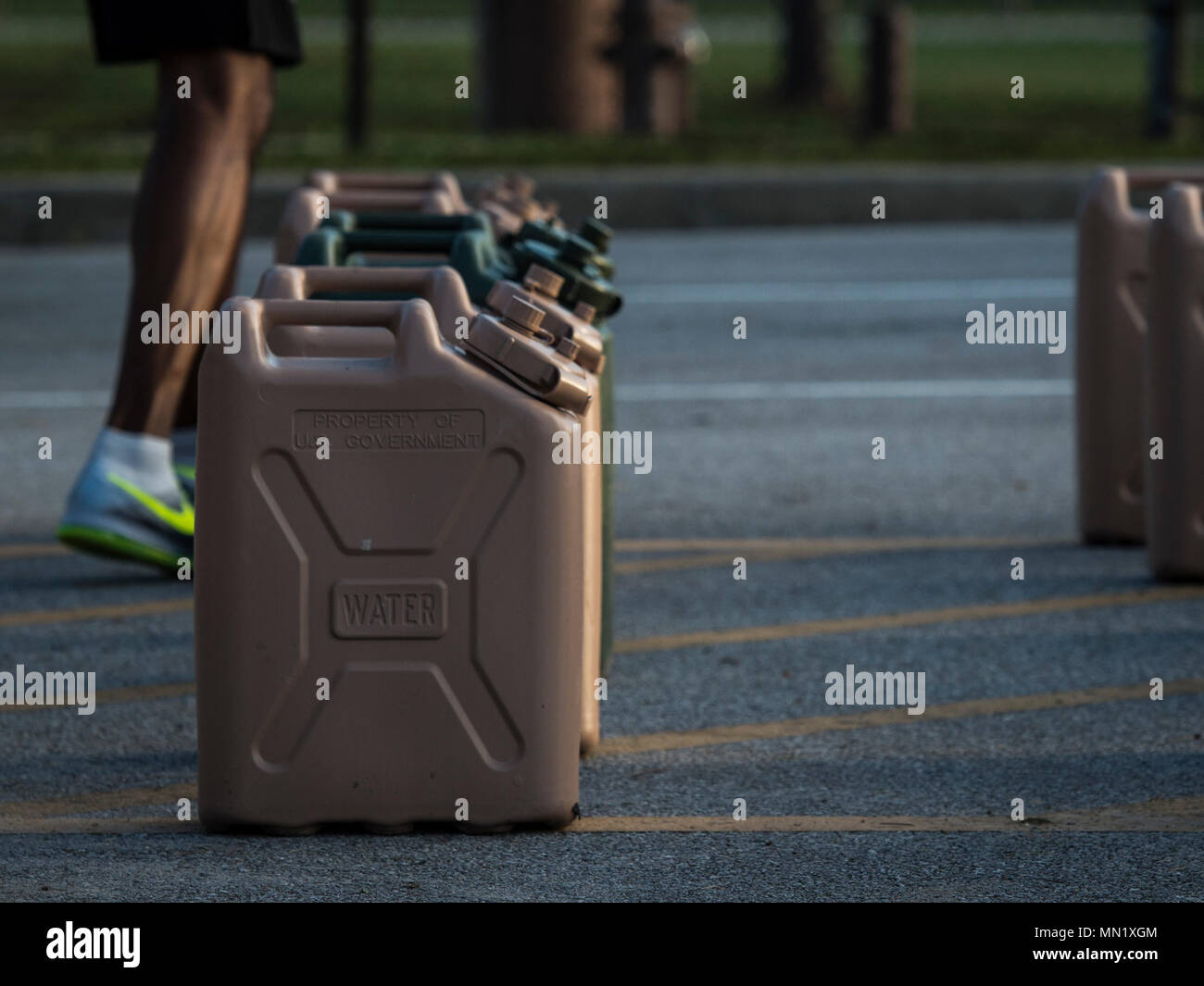 Chief Master Sergeant of the Air Force Kaleth O. Wright works out with ...