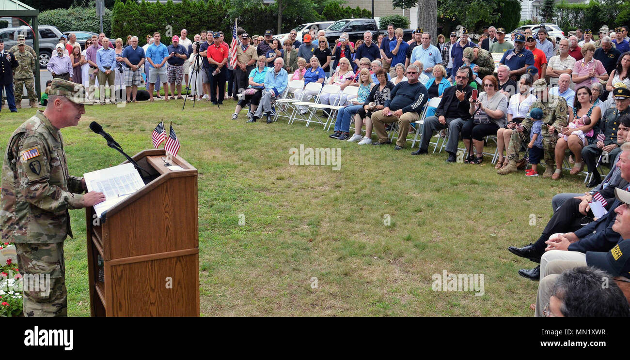 Major General Steven Ferrari, the commander of the 42nd Infantry ...