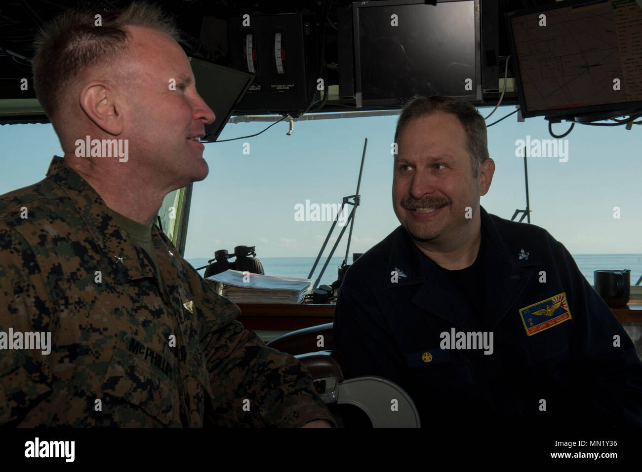 170814-N-NB544-080 CORAL SEA (Aug. 14, 2017) Brig. Gen. Christopher ...