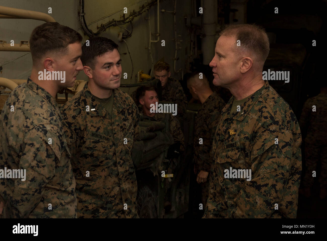 170814-N-NB544-048 CORAL SEA (Aug. 14, 2017) Brig. Gen. Christopher ...