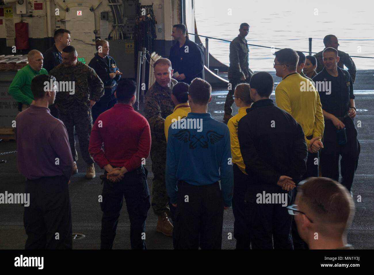 170814-N-NB544-053 CORAL SEA (Aug. 14, 2017) Brig. Gen. Christopher ...