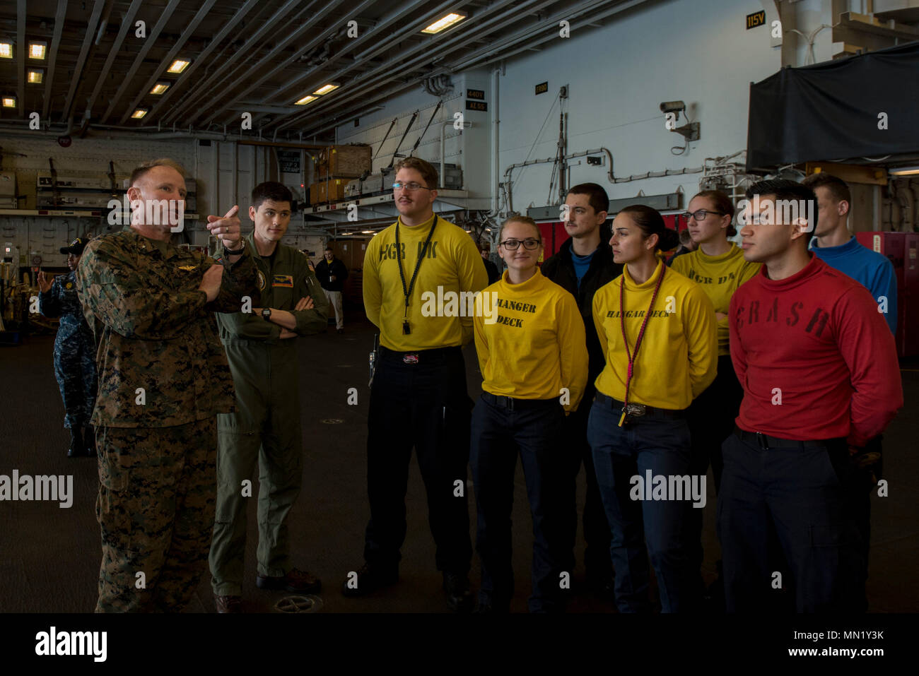 170814-N-NB544-058 CORAL SEA (Aug. 14, 2017) Brig. Gen. Christopher ...