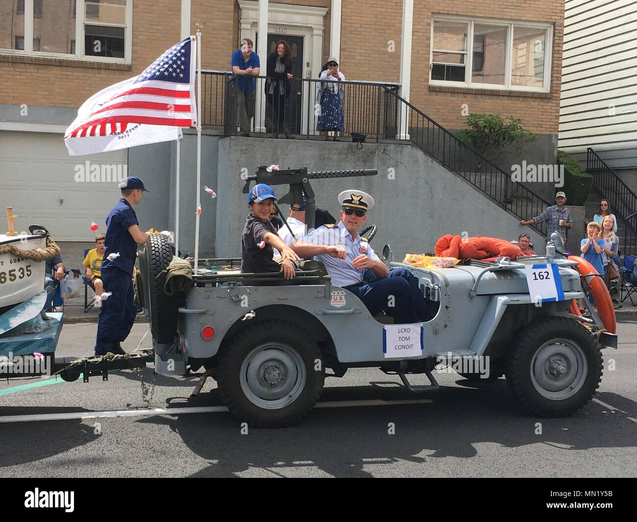 Lt. Cmdr. Thomas Condit, commanding officer, Coast Guard Station Cape ...