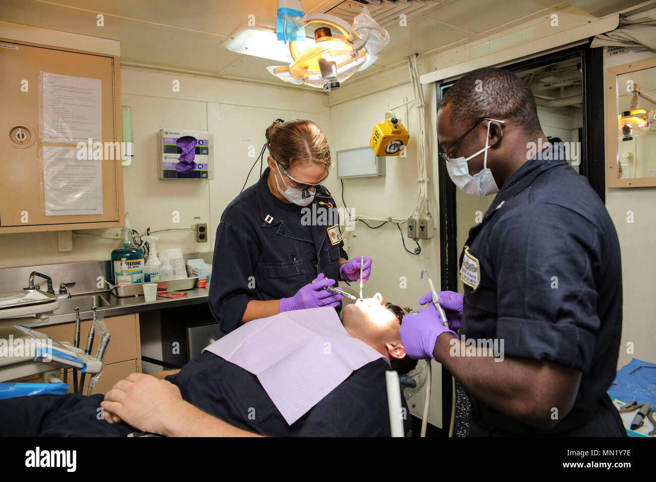 170810-N-FM530-036 MEDITERRANEAN SEA (Aug. 10, 2017) Lt. Heidi Novak, a ...