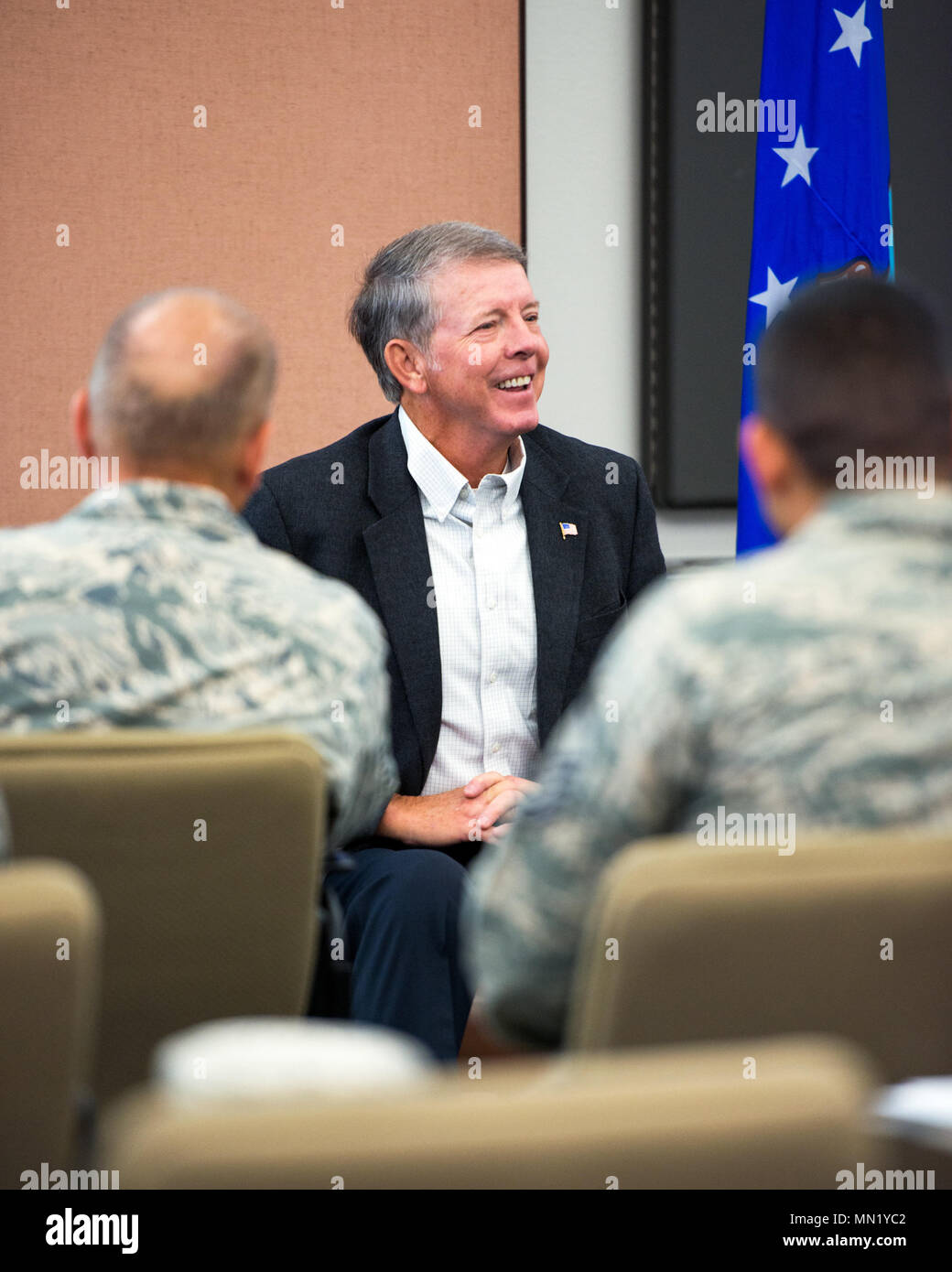 Retired Chief Master Sgt. of the Air Force Rodney J. McKinley, talks ...