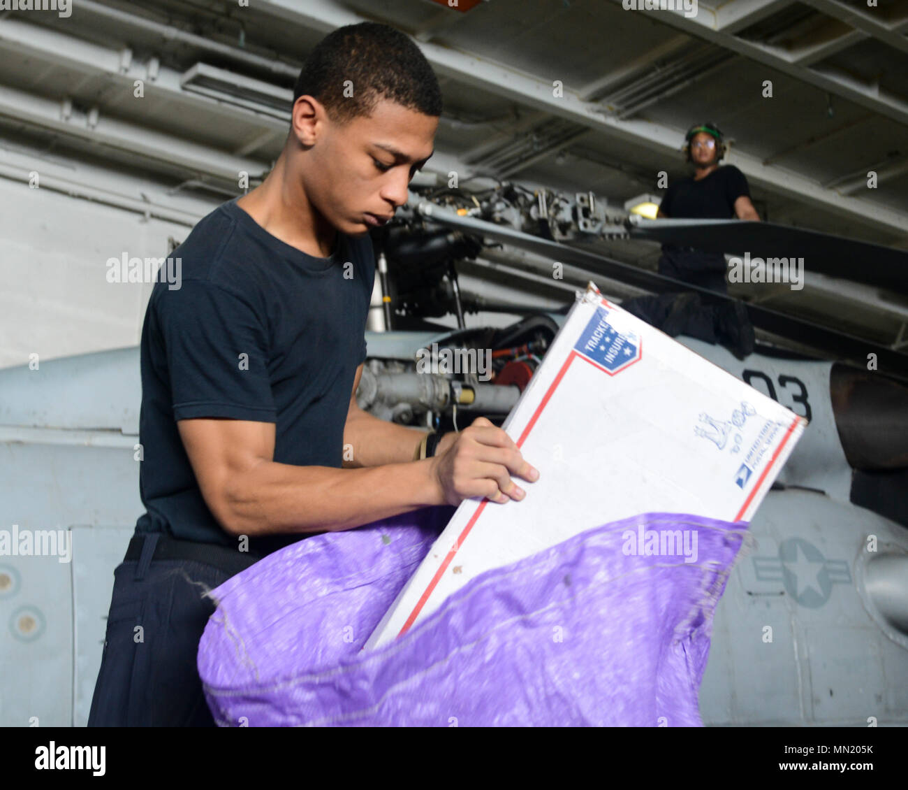 ARABIAN GULF (Aug. 10, 2017) U.S. Navy Personnel Specialist Seaman ...