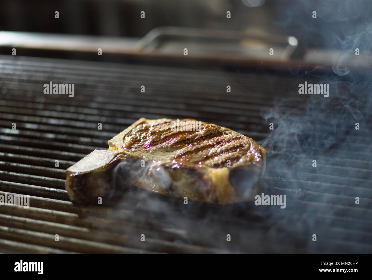 beef steak on the grill Stock Photo - Alamy