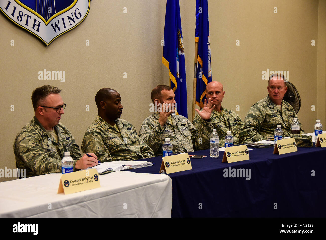 Commanders answer questions from first sergeant attendee's during the ...