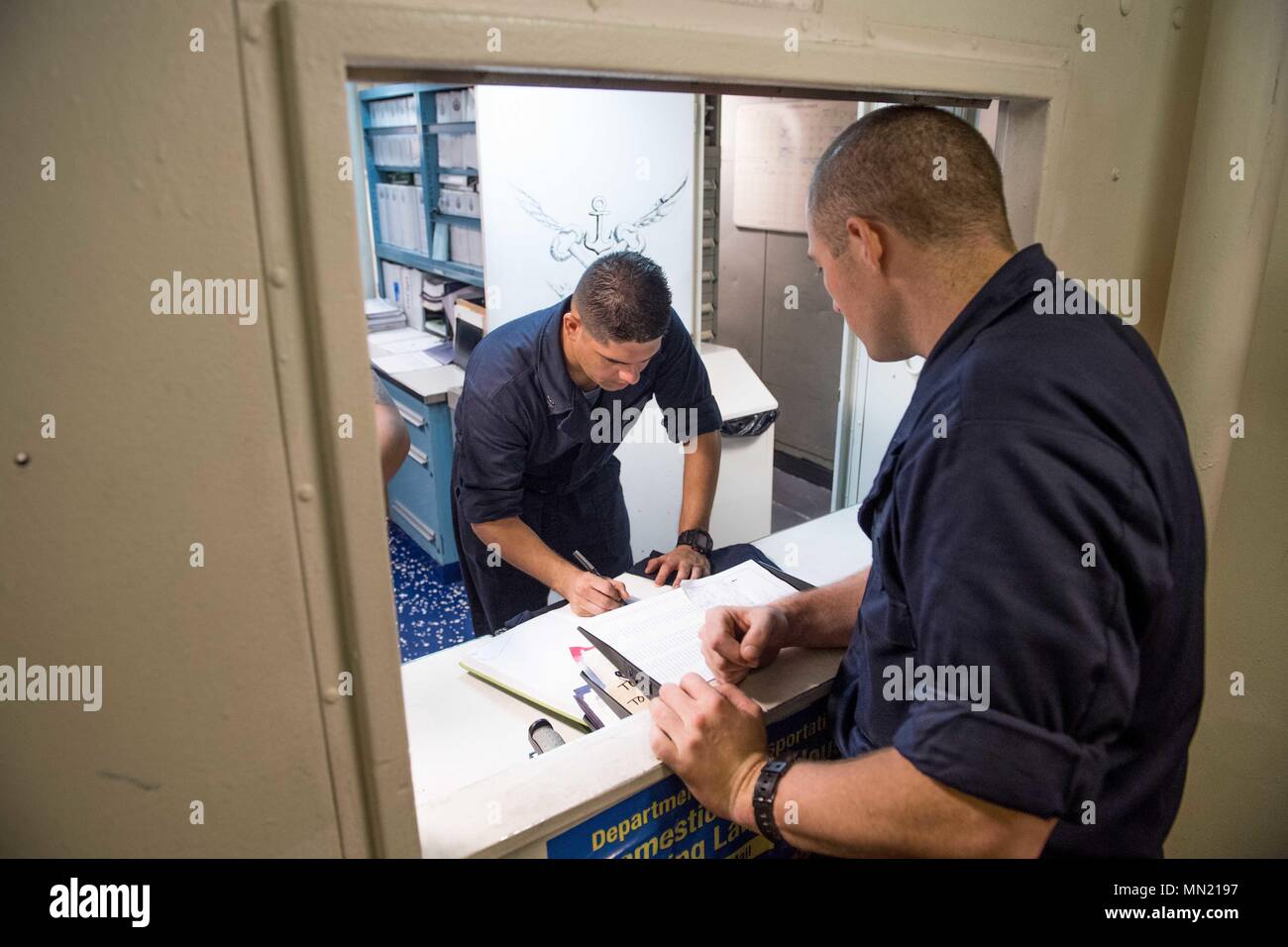 170811-N-VR594-0046 ARABIAN GULF (August 11, 2017) Fire Controlman 1st ...