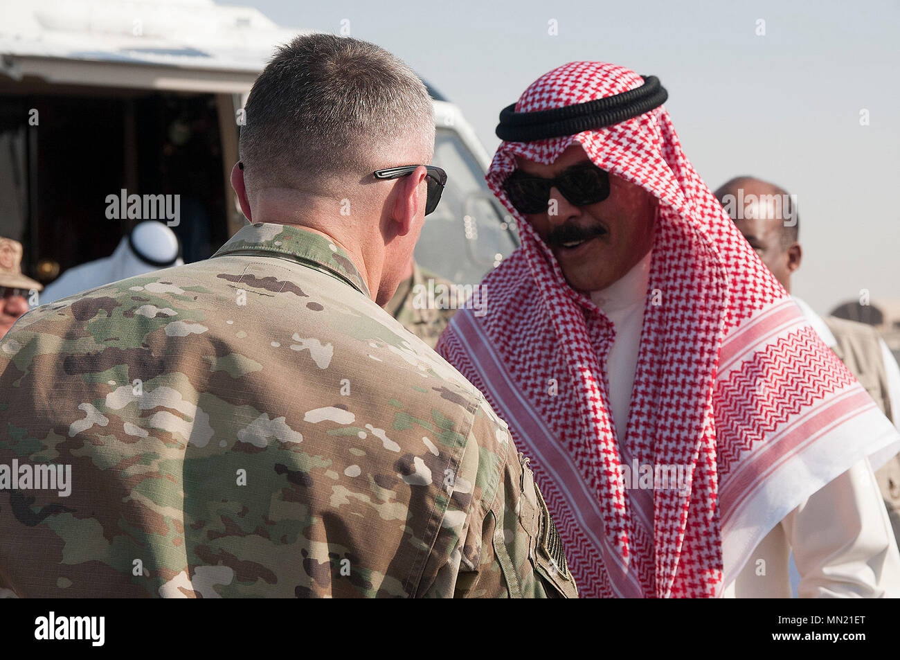Col. Edward Bailey (left), deputy chief of staff, U.S. Army Central ...
