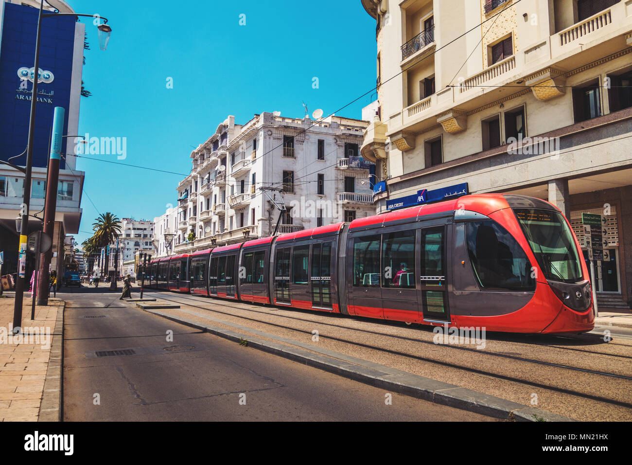 Morocco tram hi-res stock photography and images - Alamy